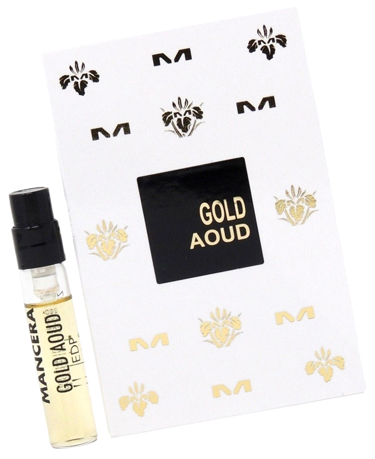 Парфюмерная вода Mancera Gold Aoud 2 мл сэмпл - Мансера Уд Голд для женщин и мужчин миниатюра