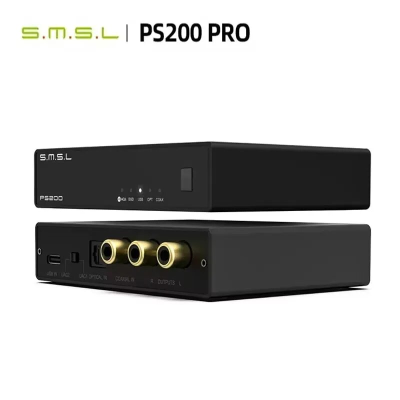 SMSL PS200 PRO ЦАП Многофункциональный аудио конвертер ЦАП Привет-Res MQA DSD512 двойной ES9039Q2M декодер для домашней автомобильной музыки