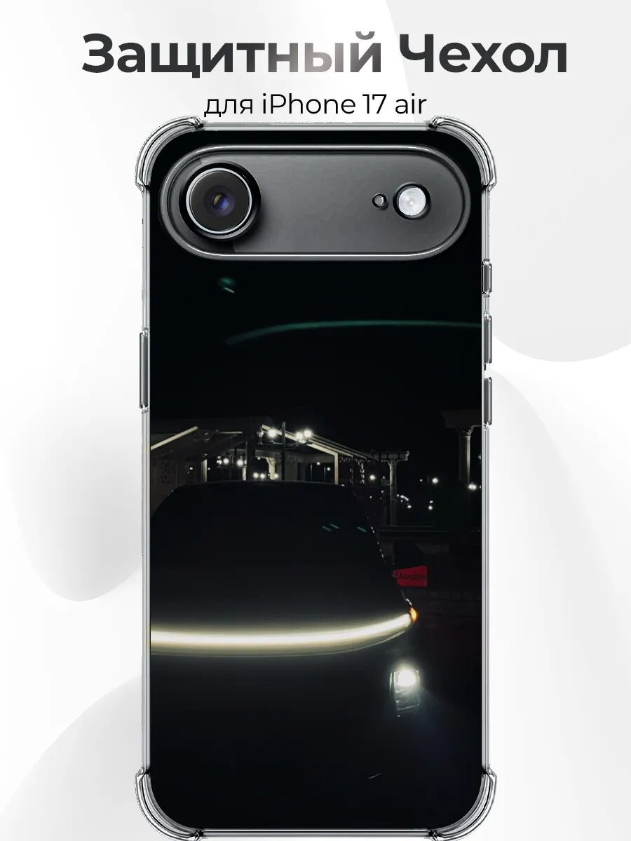 Чехол на iPhone 17 Air Li Auto L9 ночью вид спереди