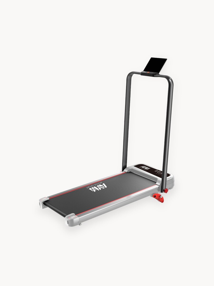 Домашняя беговая дорожка AVM New A-C5 / Белая с черным / С регулировкой угла наклона / С поручнем / До 136 кг