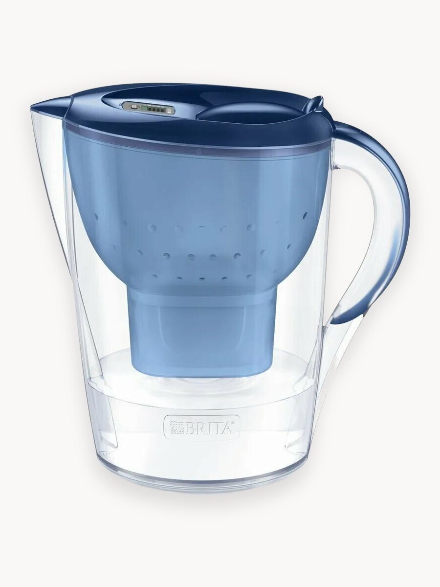 Фильтр для воды кувшин Brita Marella XL 3,5 л Синий+ 1 шт картридж для воды Брита MAXTRA+ Универсальный