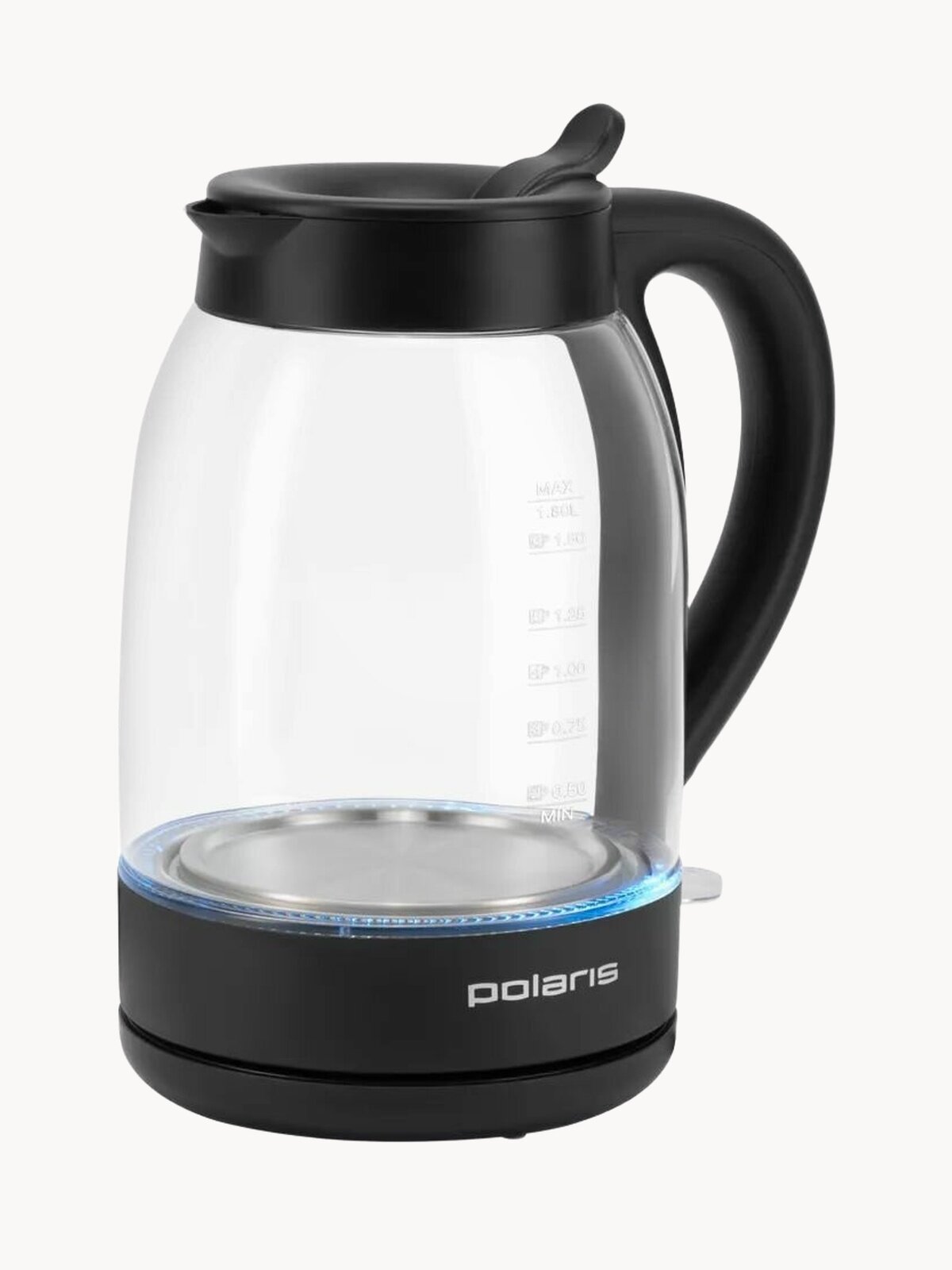 Электрический чайник Polaris PWK 1797CGL Water Way Pro с подсветкой / Черный
