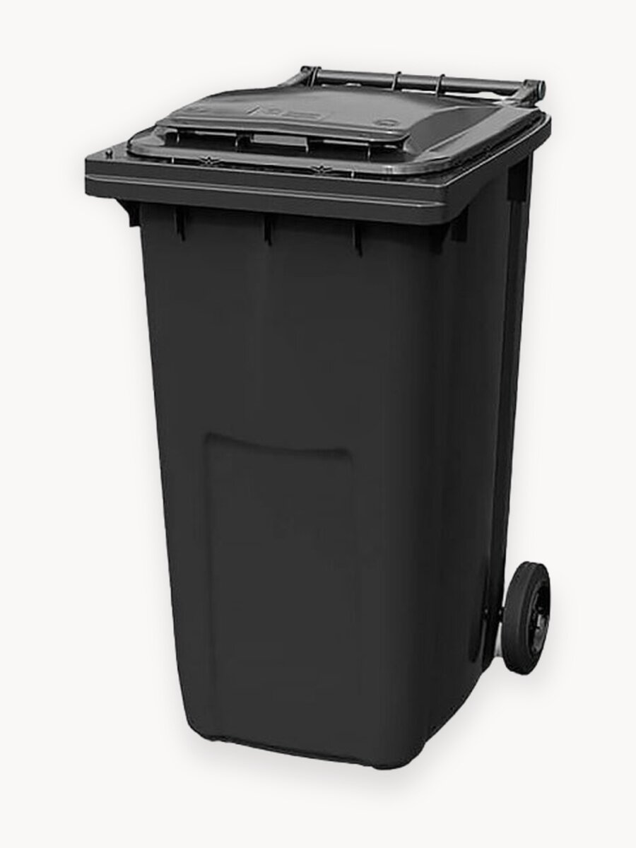 Контейнер мусорный Honeycomb 240 л. с крышкой, серый