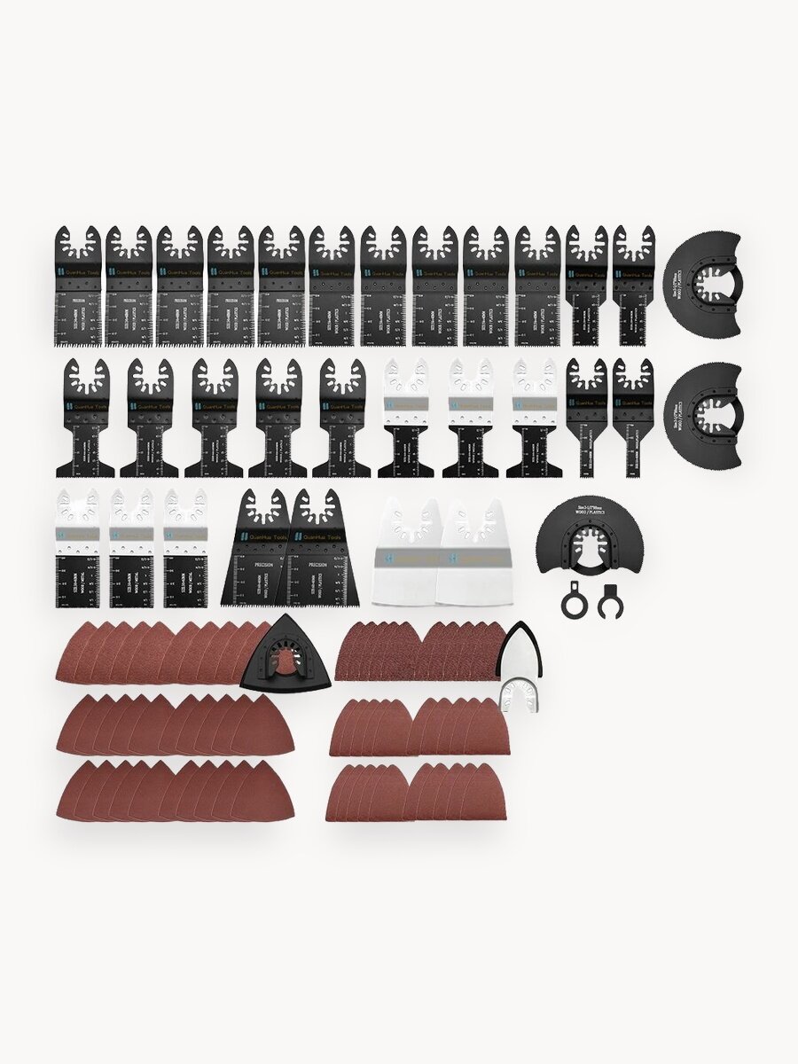 Набор насадок для реноватора, 96 штук, для разных материалов обработки