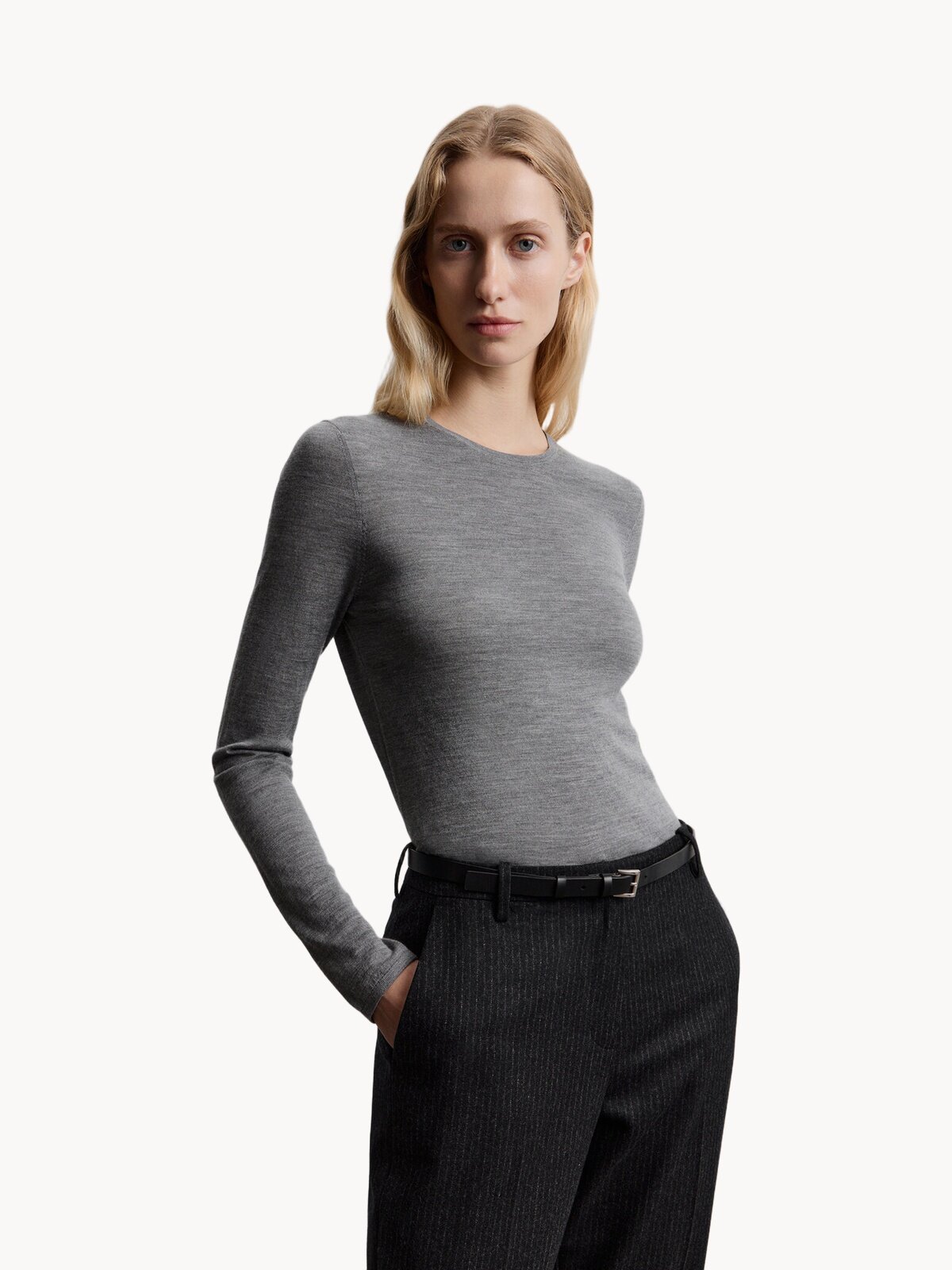 Джемпер из шерсти с кашемиром и шелком