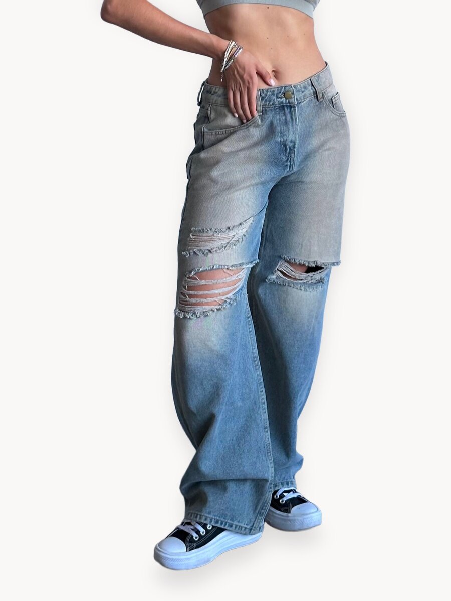 Джинсы бойфренды 