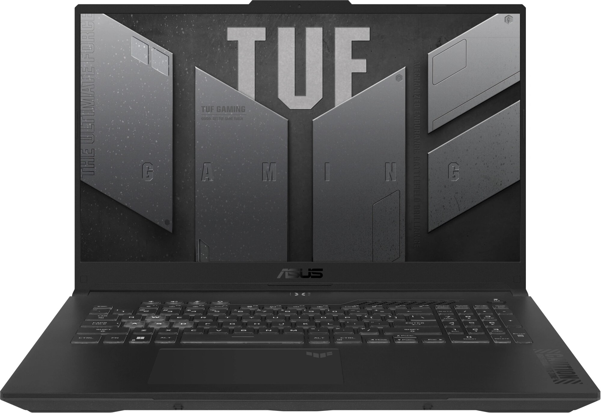 Ноутбук Asus TUF Gaming A16 FA607NUQ-WS73 Ryzen 7 170 16Gb SSD512Gb NVIDIA GeForce RTX4050 6Gb 16" IPS WUXGA (1920x1200) Windows 11 Home Multi Language grey WiFi BT Cam (90NR0QF3-M00CF0)