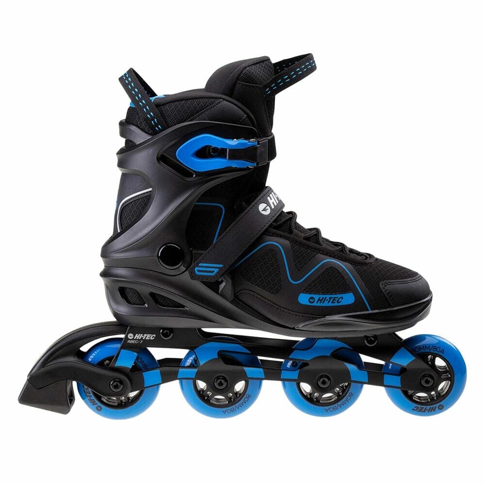 DECATHLON ролики Hi-Tec Canis Inline, черный/синий, размер 40,5, грузоподъемность 100 кг