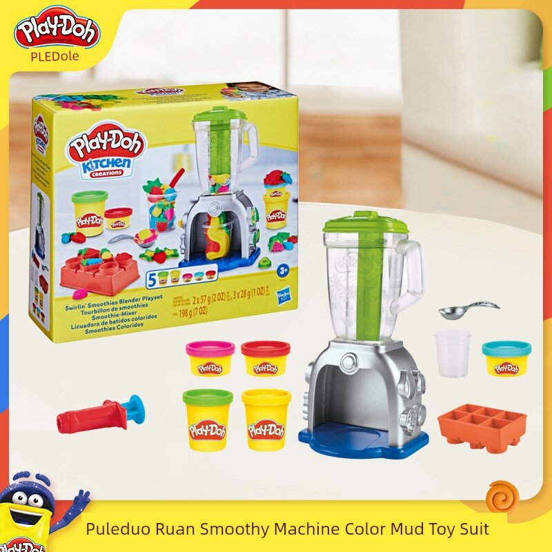 Набор Play-Doh Spin Blender для лепки с шейкер-инструментом, творческий образовательный игрушечный комплект для