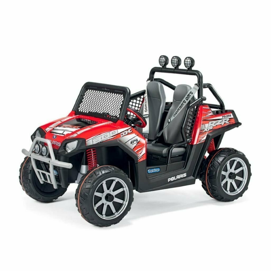 Электромобиль Багги Peg-Perego Polaris Ranger RZR (2х местный, колеса накладка резина, скорость до 10 км/ч, музыка)