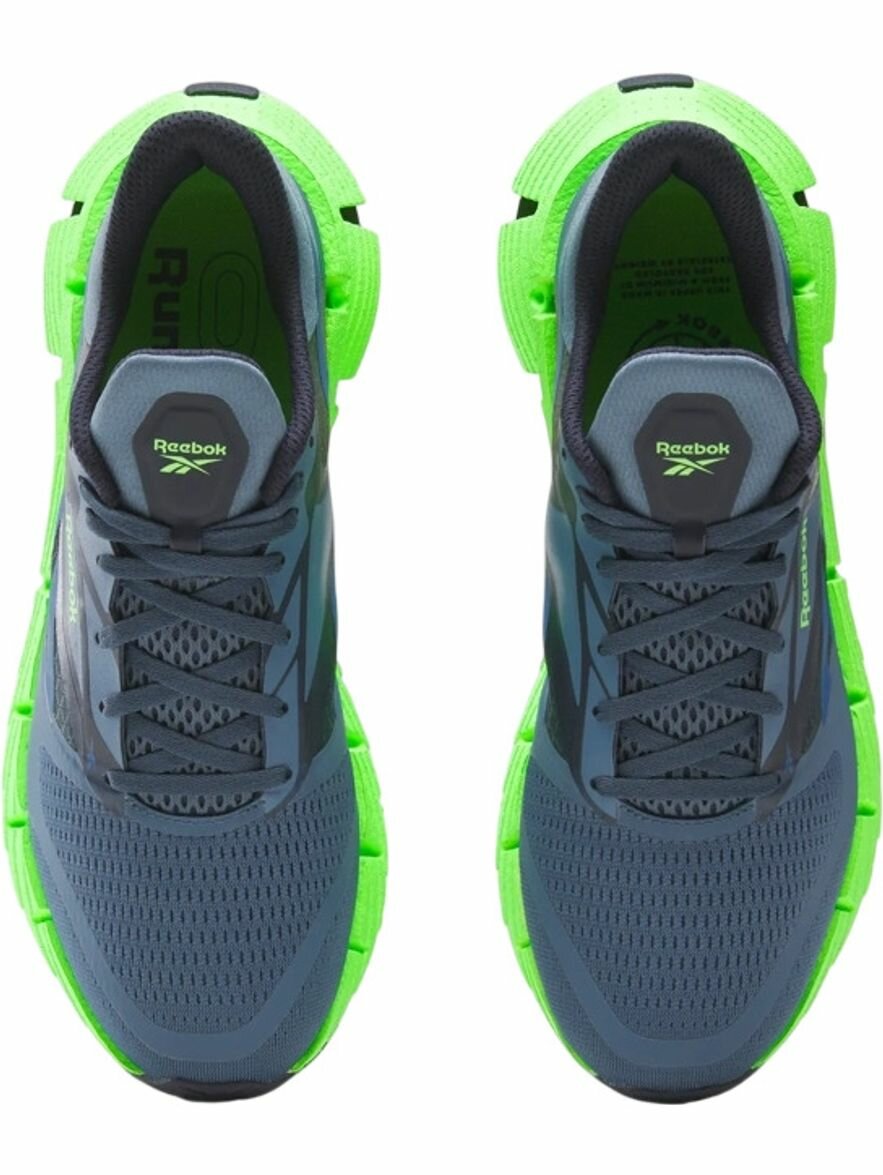 Кроссовки Reebok Floatzig 1, полнота F, размер 7,5 US, белый/голубой/зеленый — фото 1