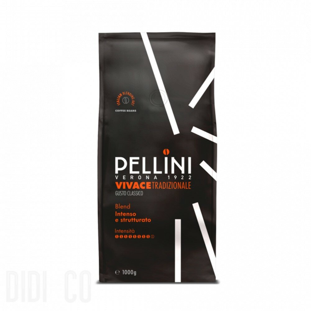 Pellini Vivace Tradizionale Gusto Classico 1 кг кофе в зернах пакет