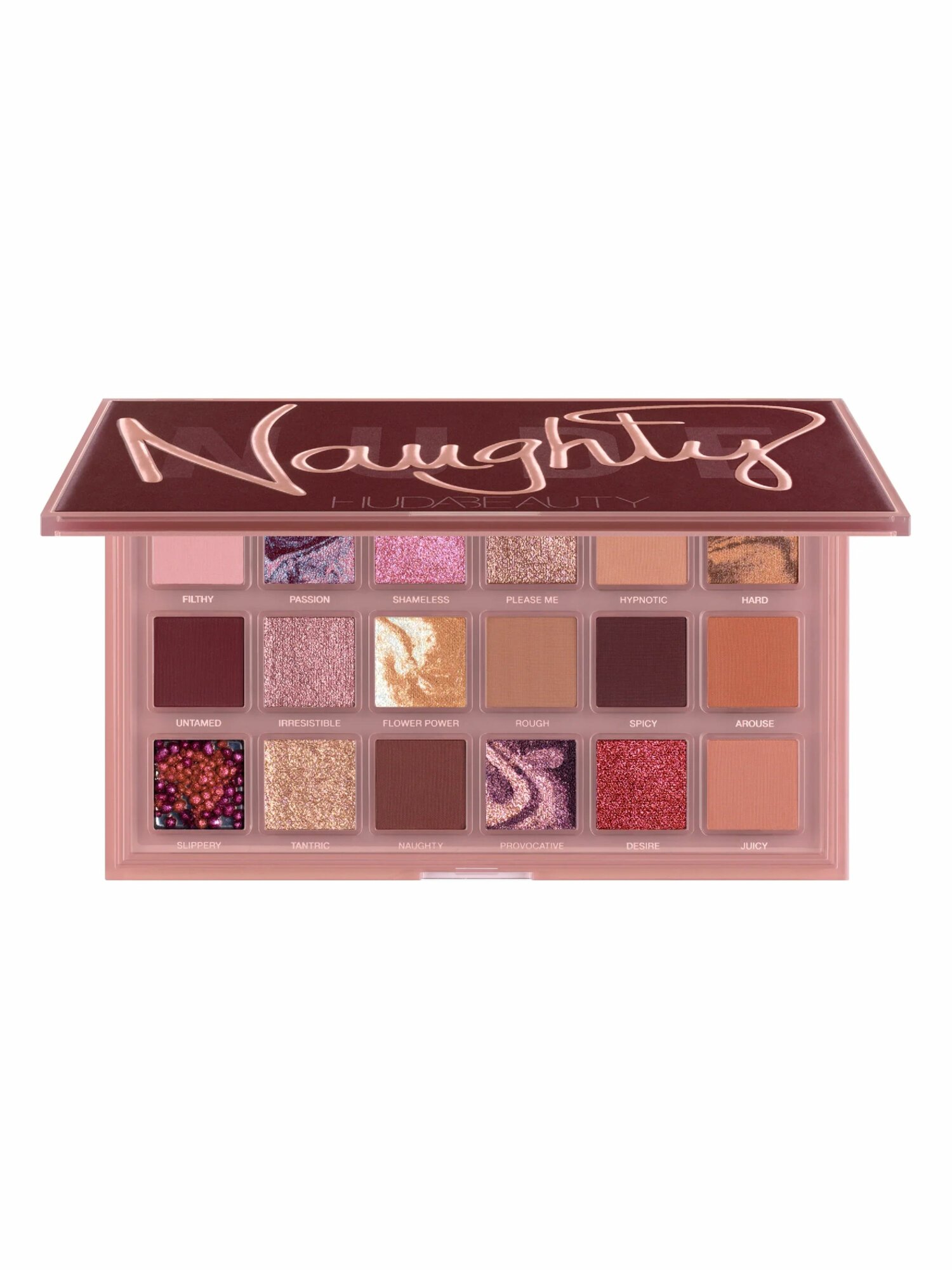 HUDA BEAUTY Палетка теней для век Naughty Nude Eyeshadow Palette