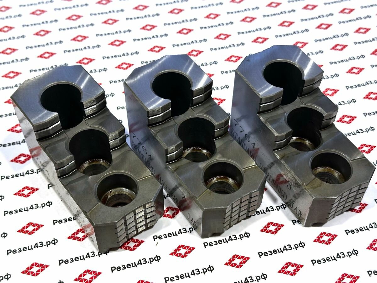 Кулачки закаленные 12 дюймов для патрона токарного гидравлического 300 мм