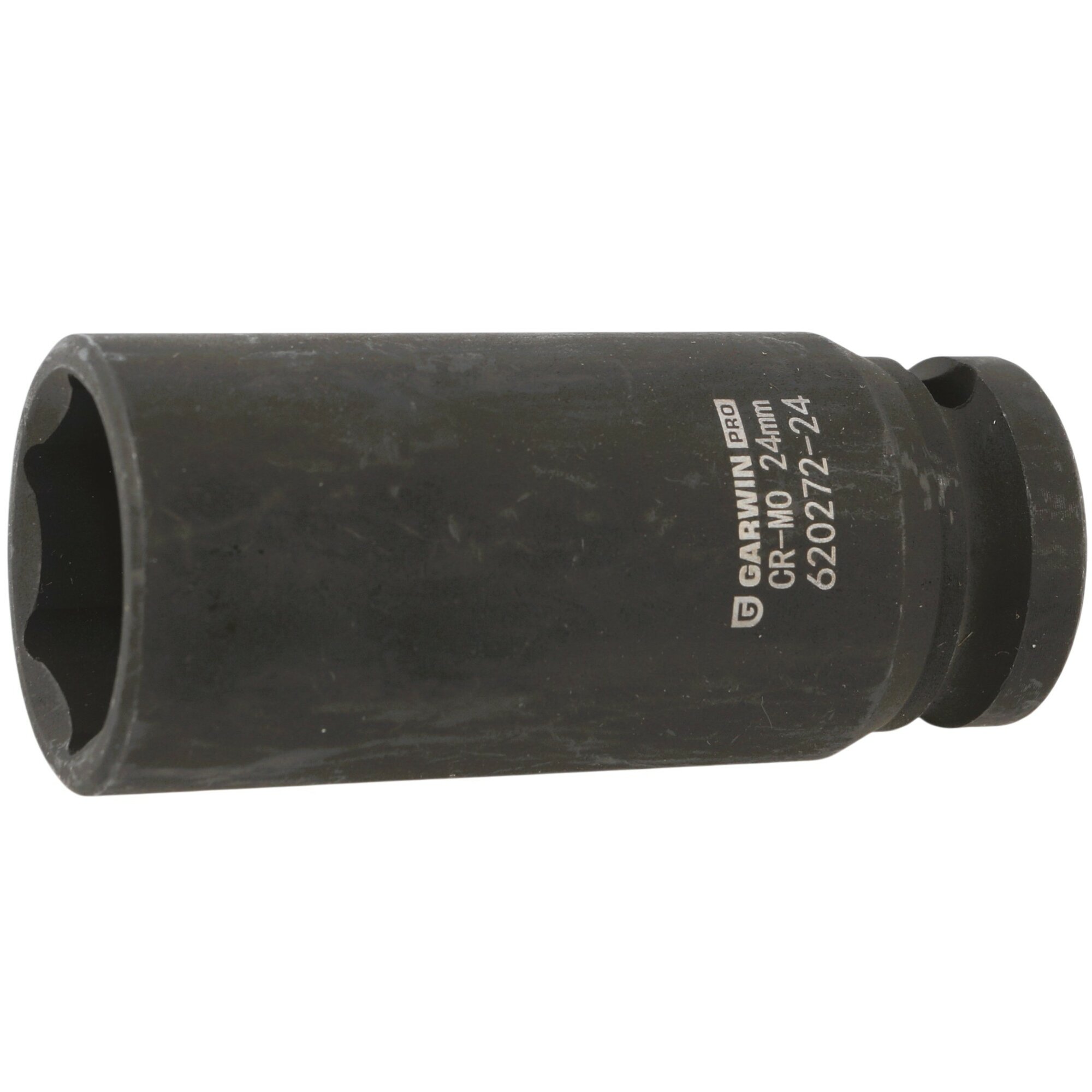 GARWIN PRO 620272-24 Головка, 1/2", 24 мм, торцевая, 6-гранная, ударная, глубокая