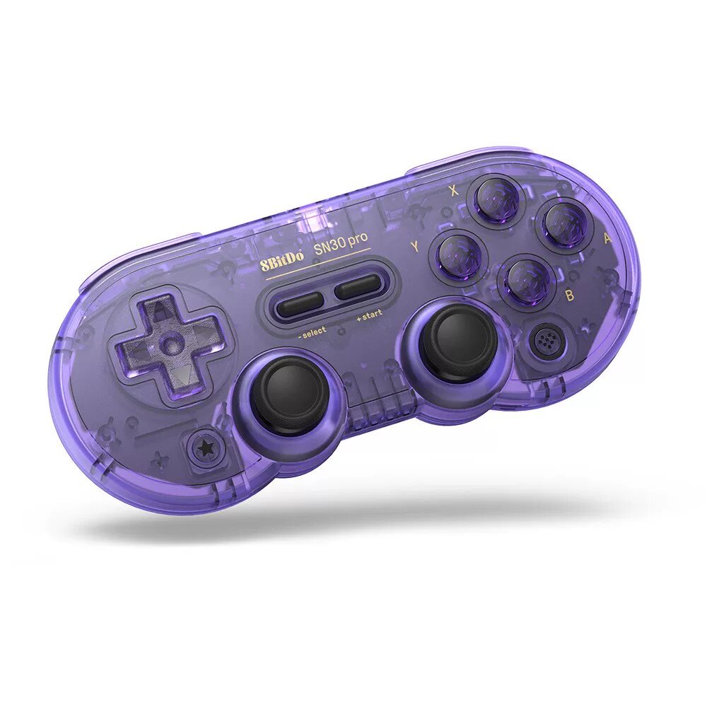 8Bitdo SN30Pro Bluetooth-контроллер с датчиком Холла для ПК Steam Android Nintendo Switch вибрация пурпурный