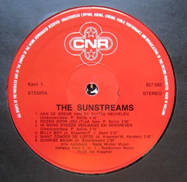 The Sunstreams - The Sunstreams VG — фото 1