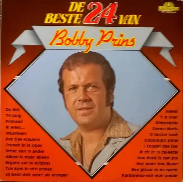 Bobby Prins - De Beste 24 Van Bobby Prins 2LP EX-
