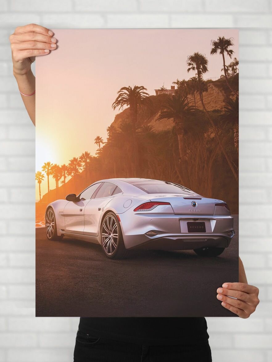 Плакат на стену для интерьера Легенды Авто (Карма Реверо - Karma Revero) - Постер по машине формата A2 (42x61 см)