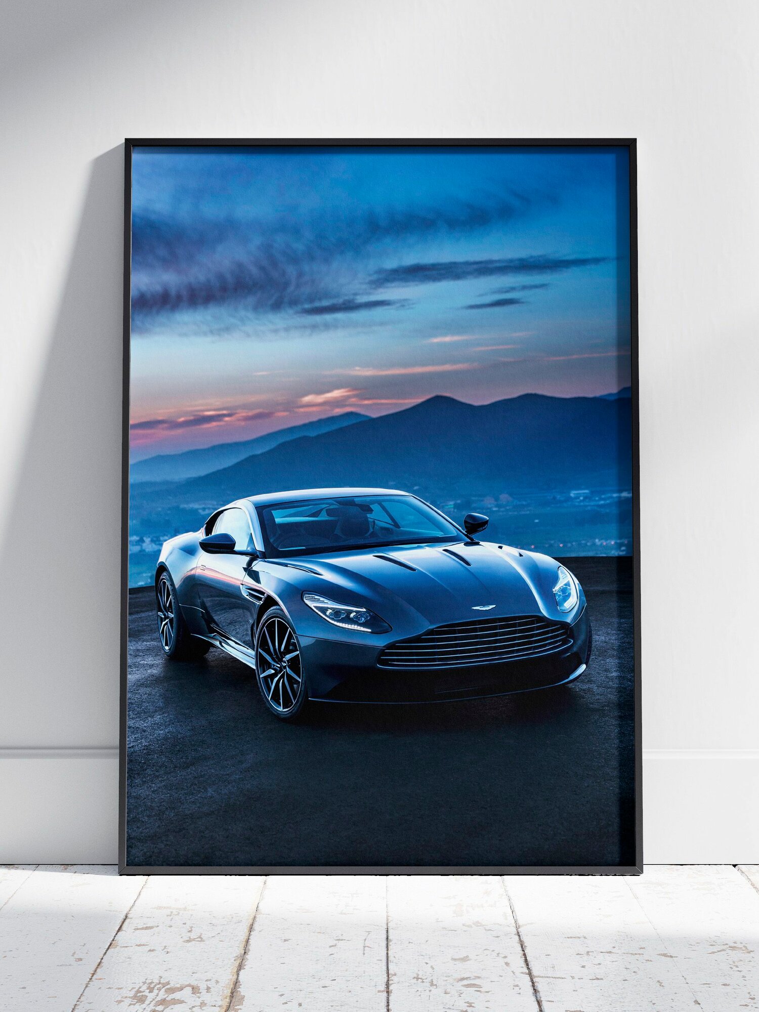 Плакат на стену для интерьера Марки Машин (Астон Мартин - Aston Martin 1) - Постер по автопроизводителям формата A4 (21x30 см)