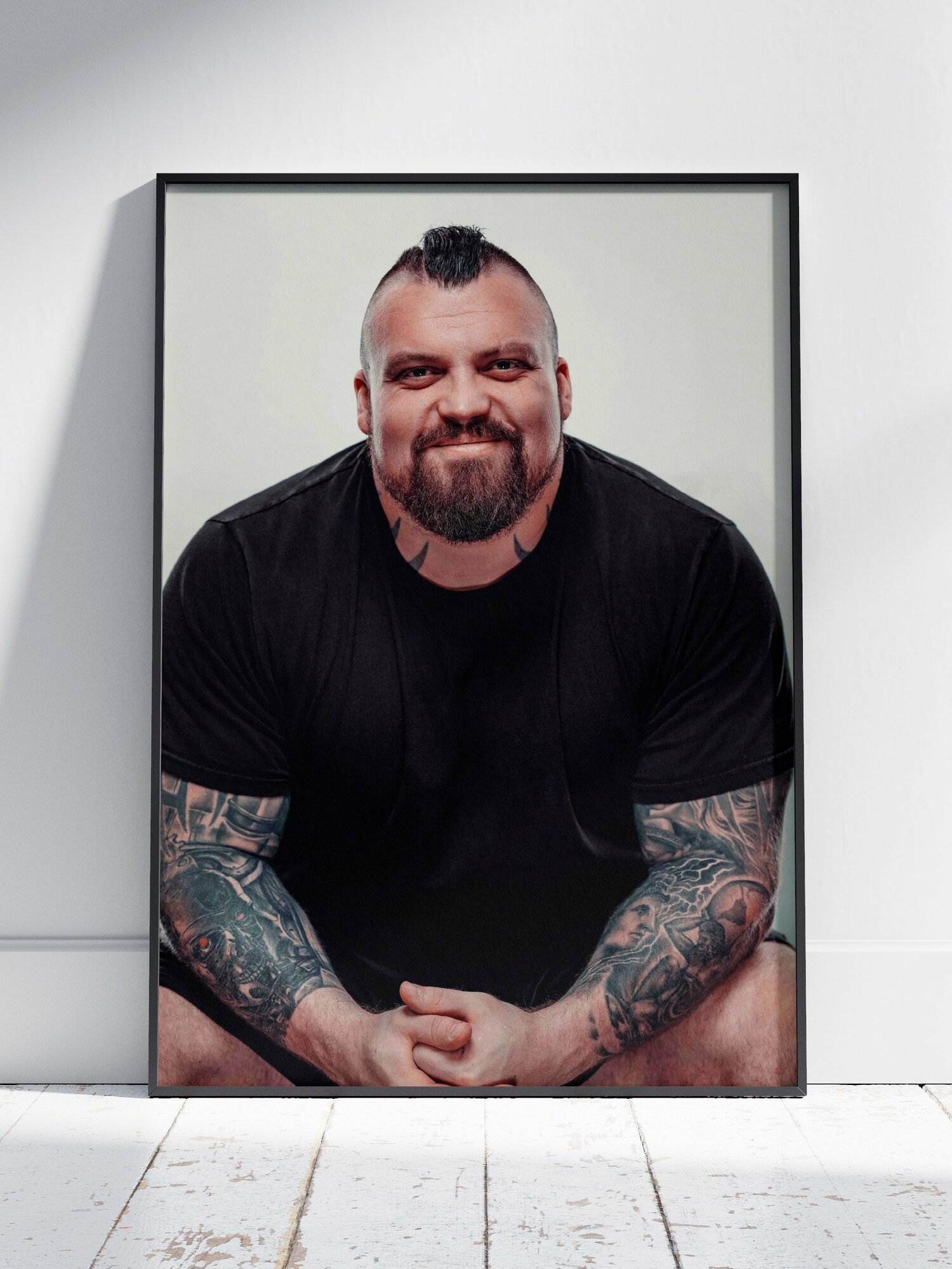 Плакат на стену для интерьера Strongman - Стронгмэн (Эдди Халл - Eddie Hall 2) - Постер по спорту и физической активности формата A3 (30x42 см)