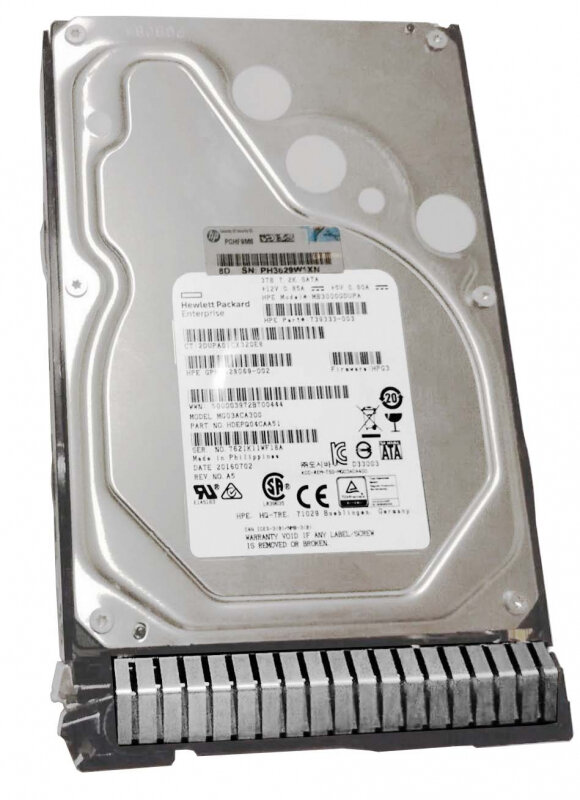 Жесткий диск HP MB3000GDUPA 3Tb 7200 SATAIII 3,5" HDD