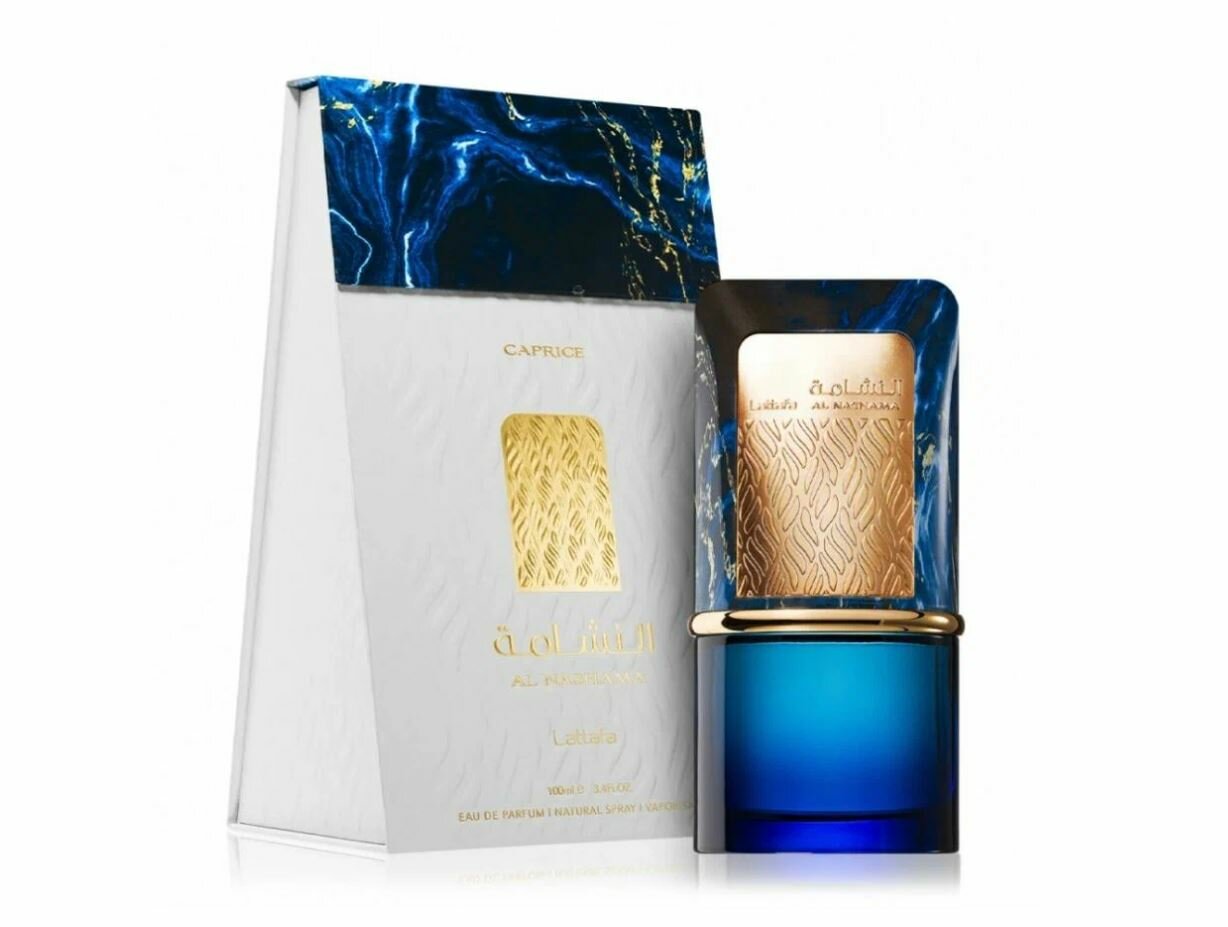 Парфюмерная вода Lattafa Al Nashama Caprice 100 мл, восточная, фужерная