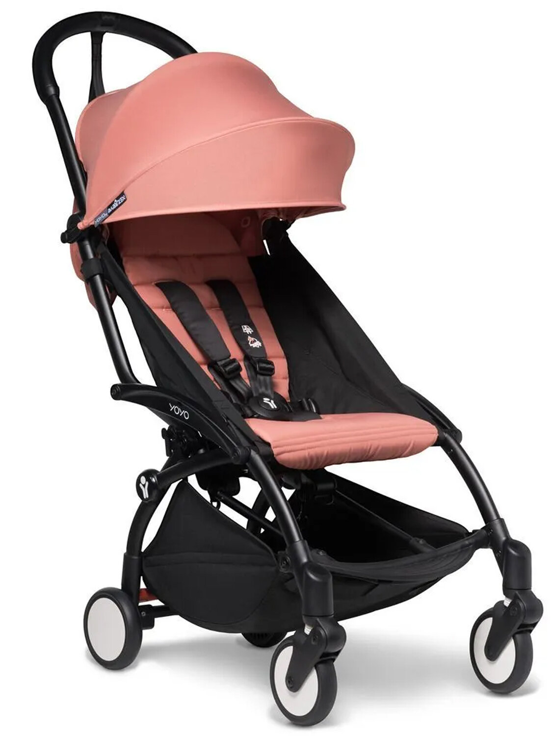 Коляска прогулочная Babyzen YOYO2, розовый теплый (ginger) рама черная