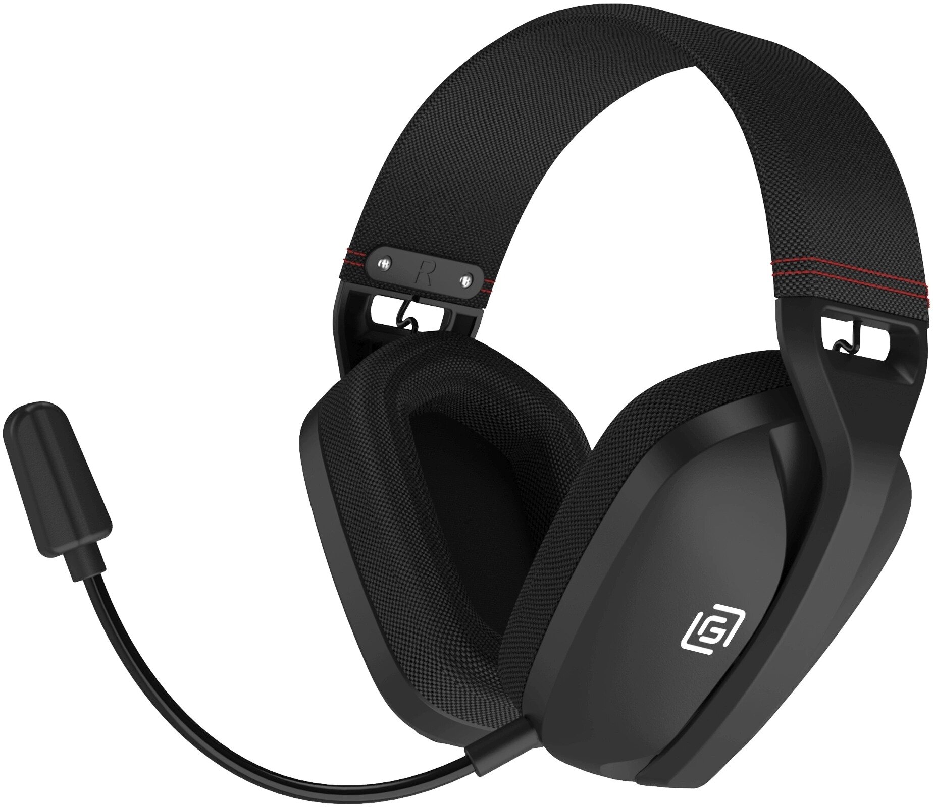 Наушники с микрофоном Оклик HS-L750G черный 1.5м накладные оголовье