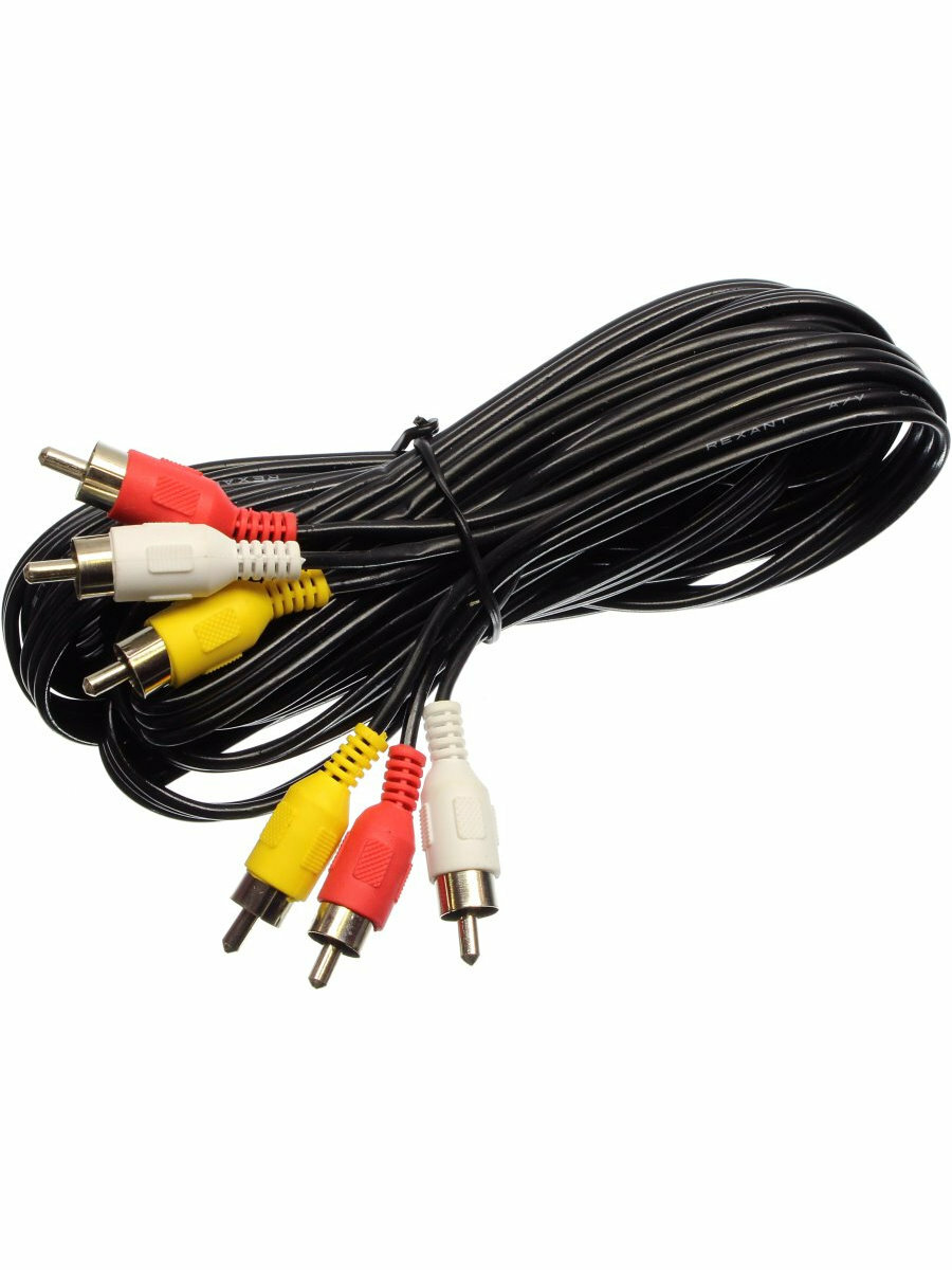 Шнур 3RCA-3RCA 5м
