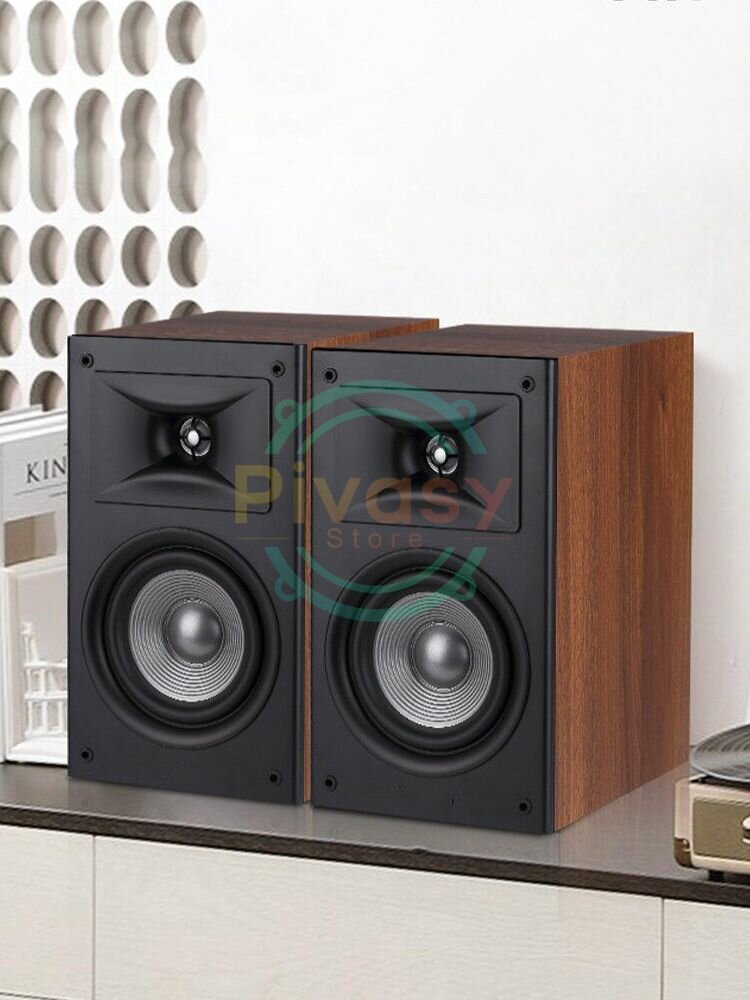 Пассивный полочный динамик Hi-Fi, 6,5 дюймов, высокочастотный динамик, 100 Вт, 4 Ом, 90 дБ, 45-20000 Гц
