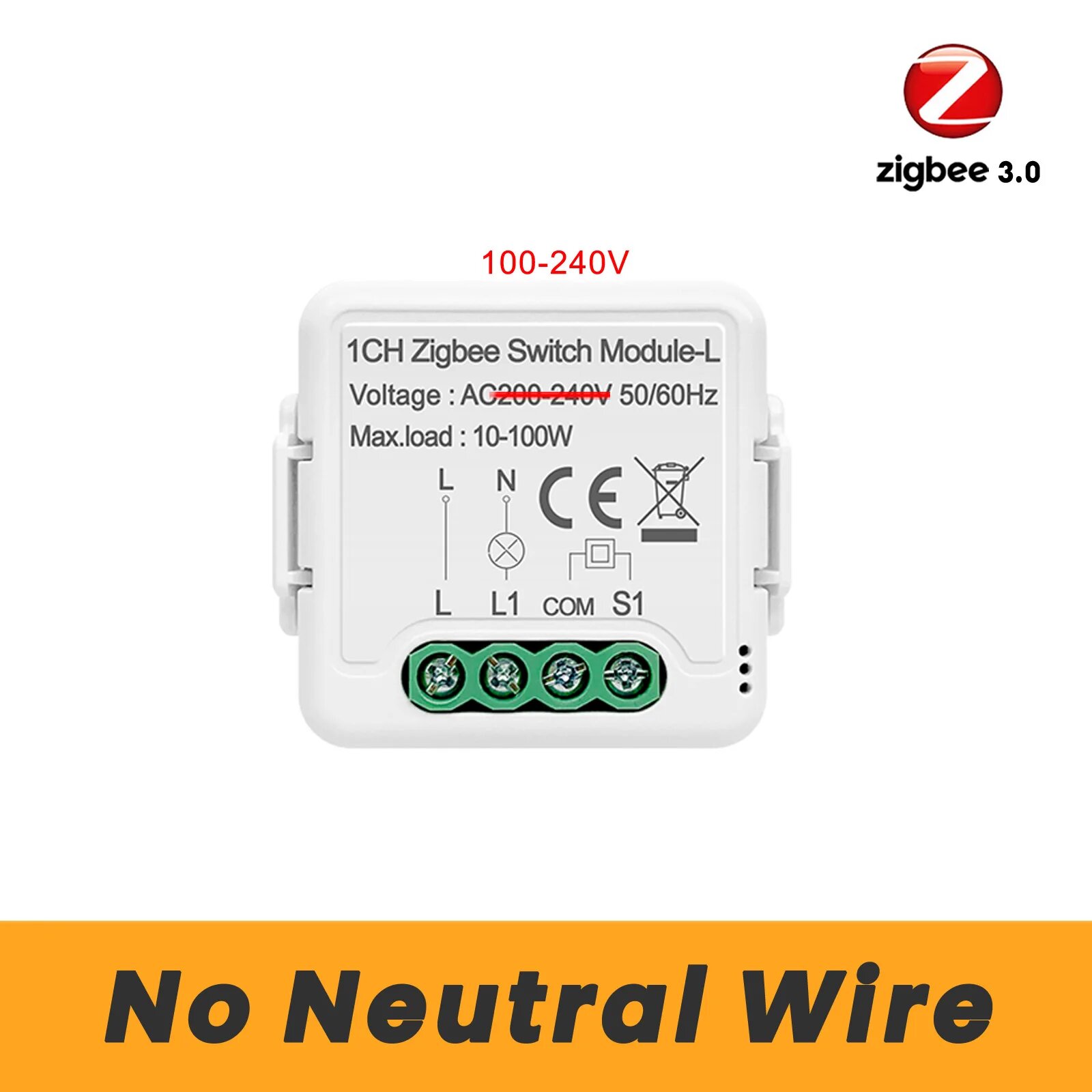 Модуль Zigbee 3.0 1Gang No Neutral