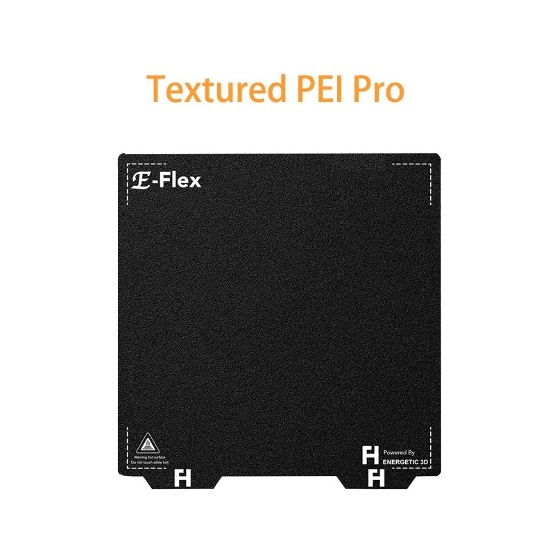 FLEXBED Двухсторонняя текстурированная PEI пластина для Черный, No Magnetic Base, Texture PEI Pro