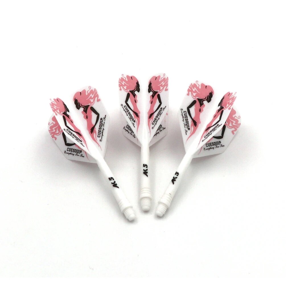 CUESOUL AK5 валы для дротиков, розовый/White Beauty