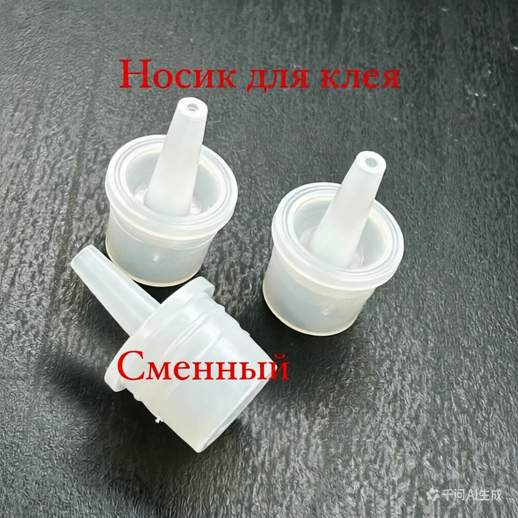 Сменные носики для клея для наращивания ресниц, комплект из 3 штук, герметичные и универсальные