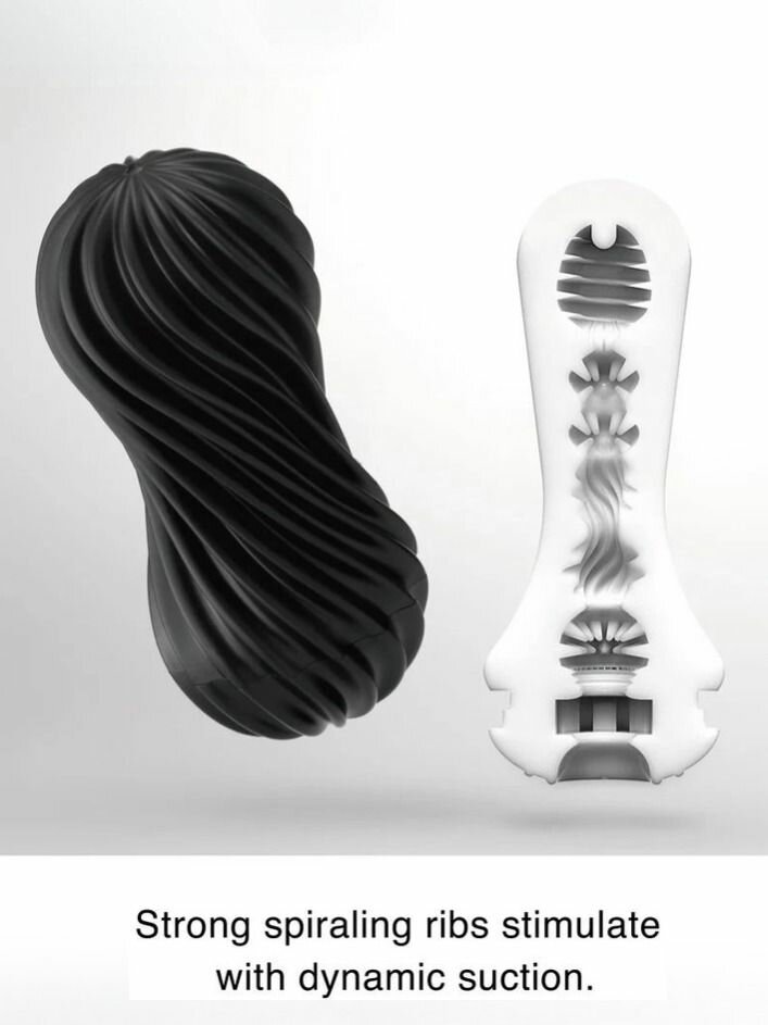 Многоразовый мужской мастурбатор TENGA Flex Rocky Black