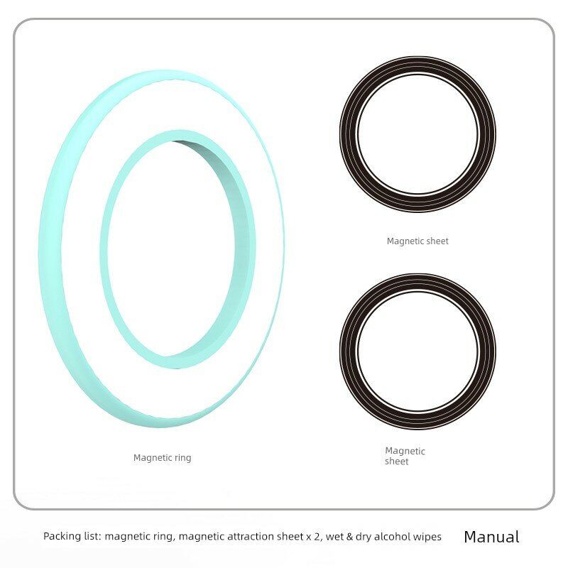 Магнитная подставка для планшета с беспроводной зарядкой, синяя кромка и белый фон для iPad и планшетов, ультра-тонкая