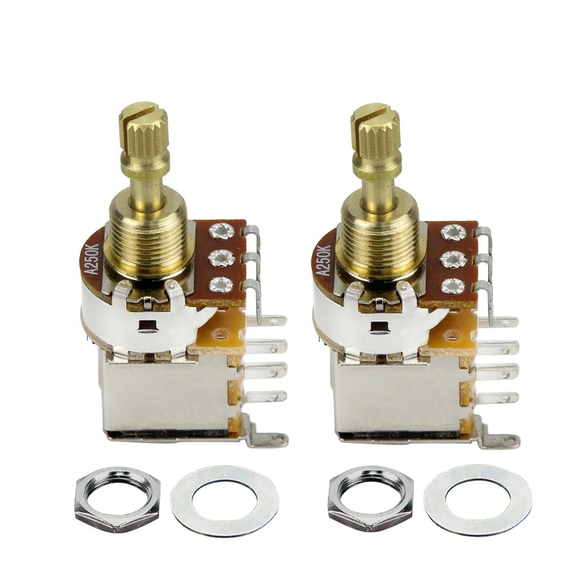 Потенциометр гитарный FLEOR 2PCS B500K