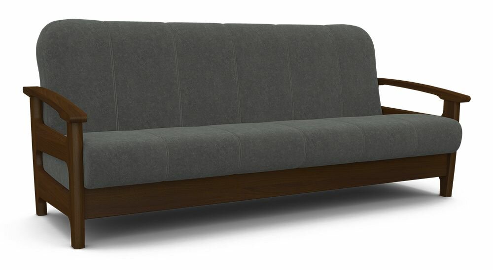 Диван раскладной Омега (графит), прямой, 2000х910х940, Элегия
