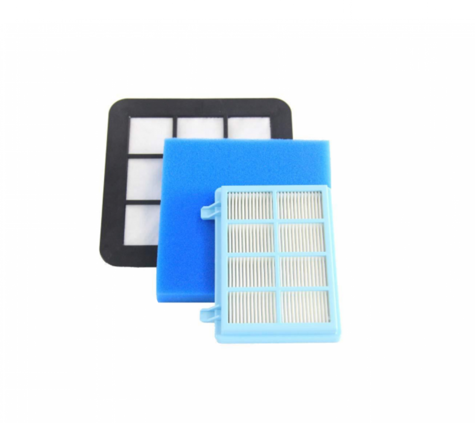 Комплект фильтров MyPads для пылесоса Philips FC8010/01, FC9330, FC9331, FC9334, FC9515, FC9516 с угольным и поролоновым фильтрами