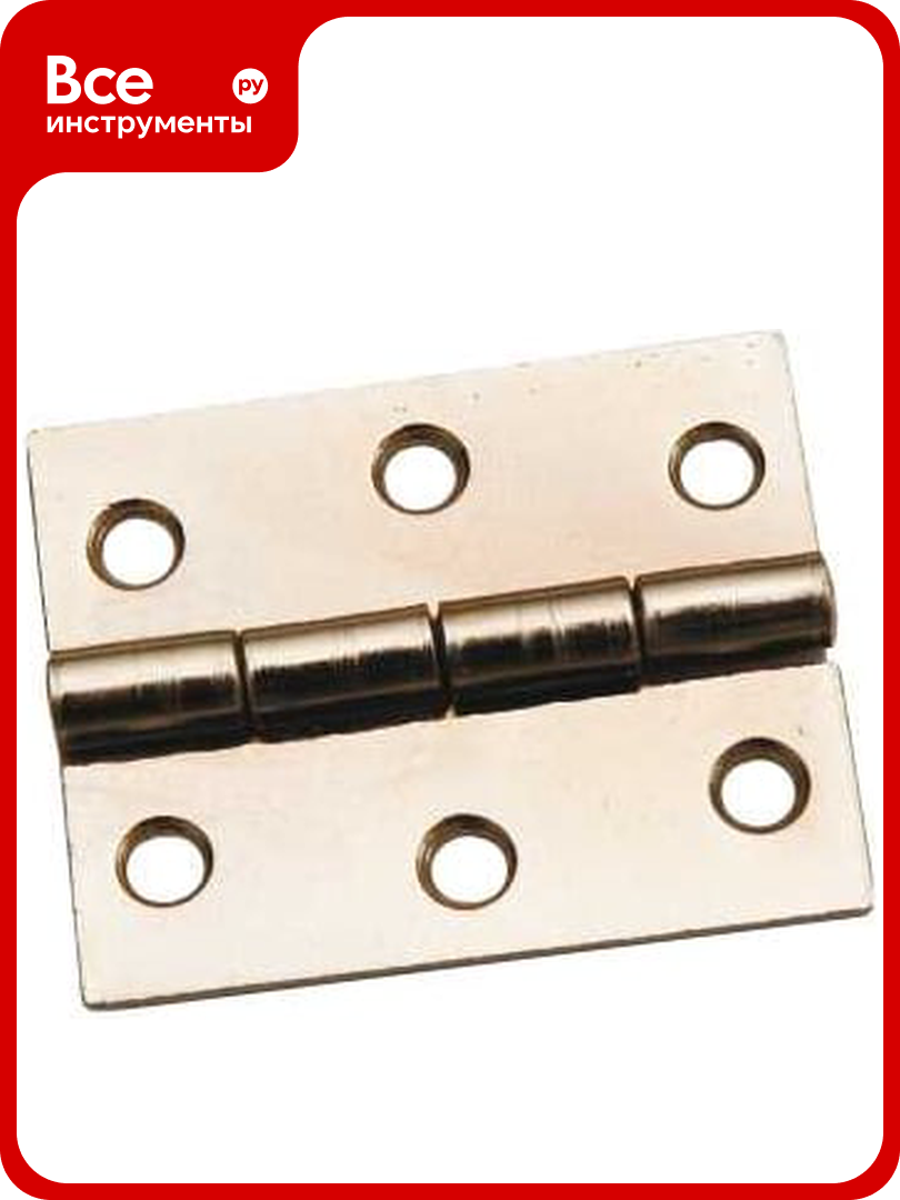 Петля карточная КостИнСтрой 50x40, оц, 10 шт 35499