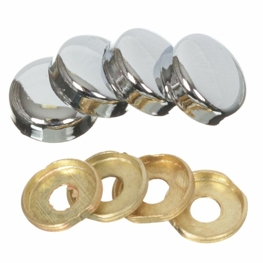 Держатели для зеркал TRODOS для сверленых, цвет Хром, 4 шт