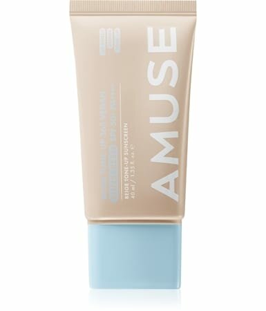 Тоник для ухода за кожеи Amuse Beige Tone-Up 365 Vegan Sunscreen SPF 50+, бежевыи, 40 мл
