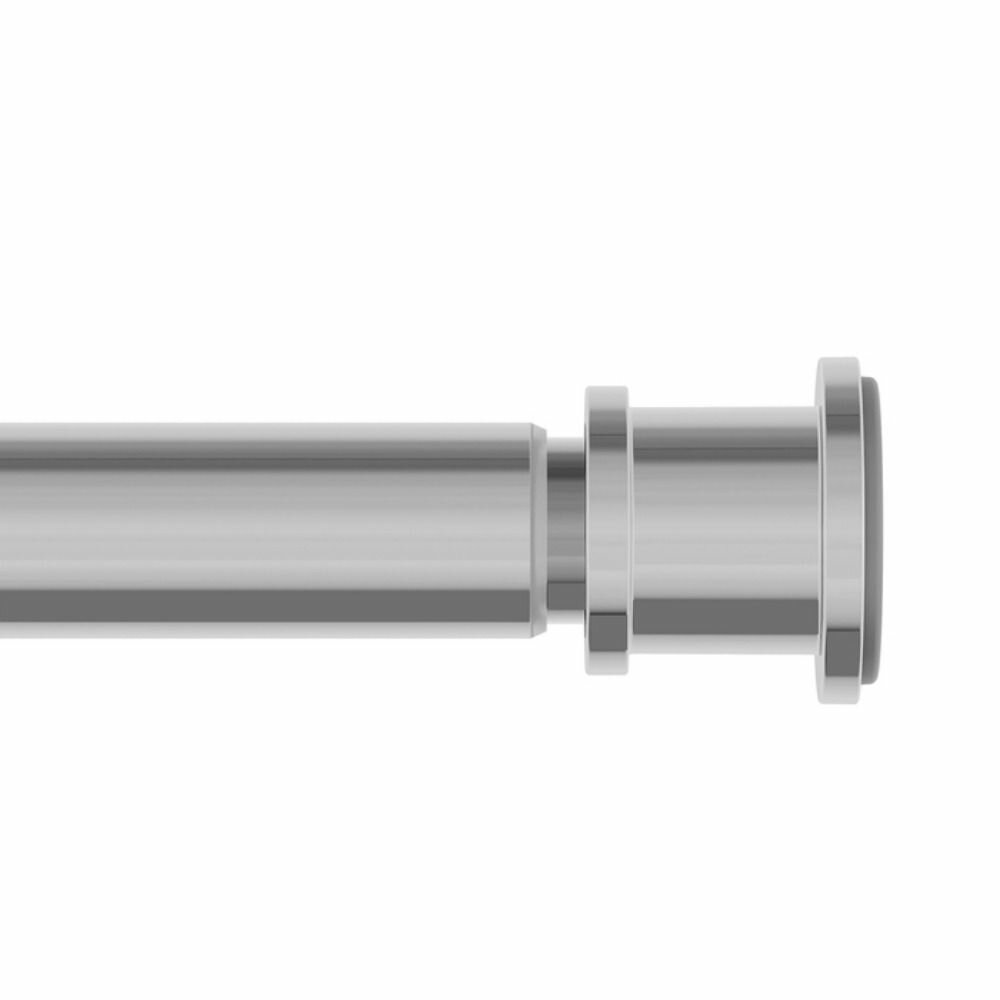 Карниз Iddis Elegante, для ванной комнаты, прямой, 110-200 см, хром глянцевый RSC0120i14