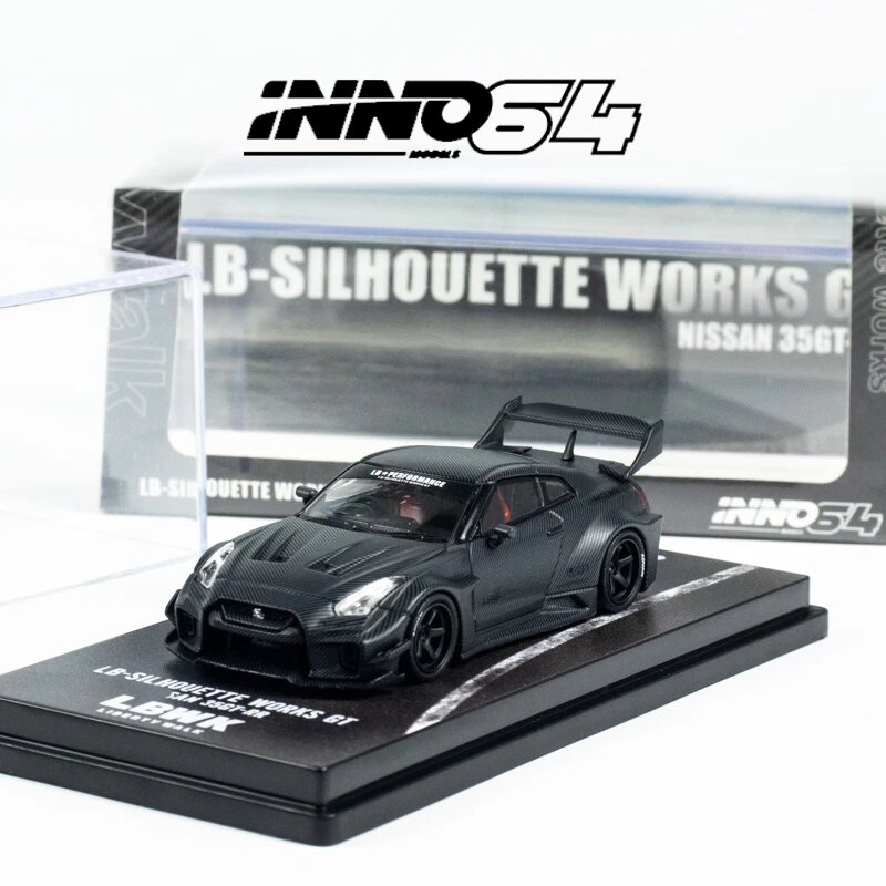 INNO 1:64 металлическая модель GTR R35 LBWK SUPER SILHOUETTE 35GT-RR