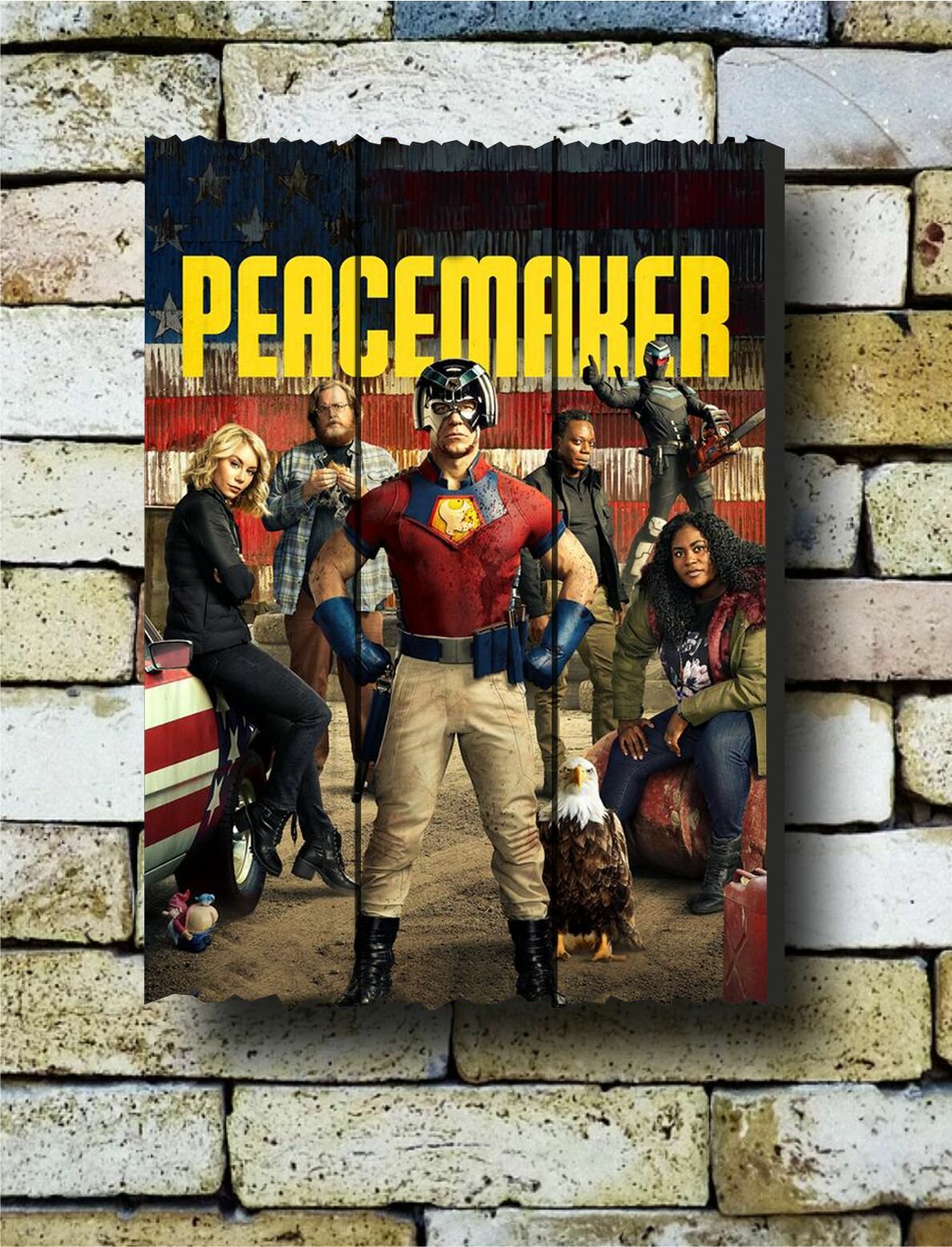 Картина на досках peacemaker 1 Миротворец, Амбер, Джон Сина, john cena
