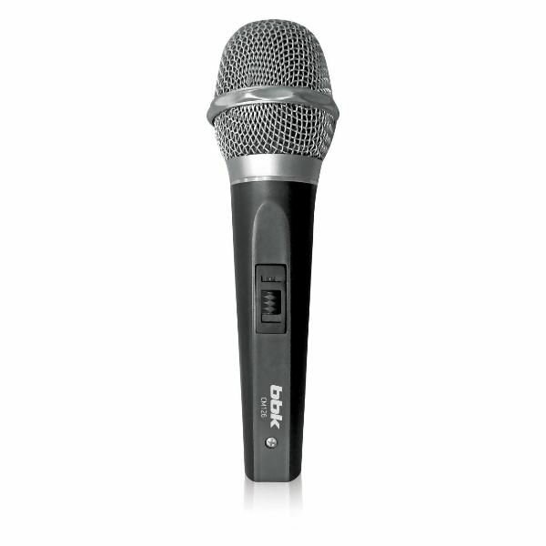 Микрофон вокальный BBK CM126 темно-серый