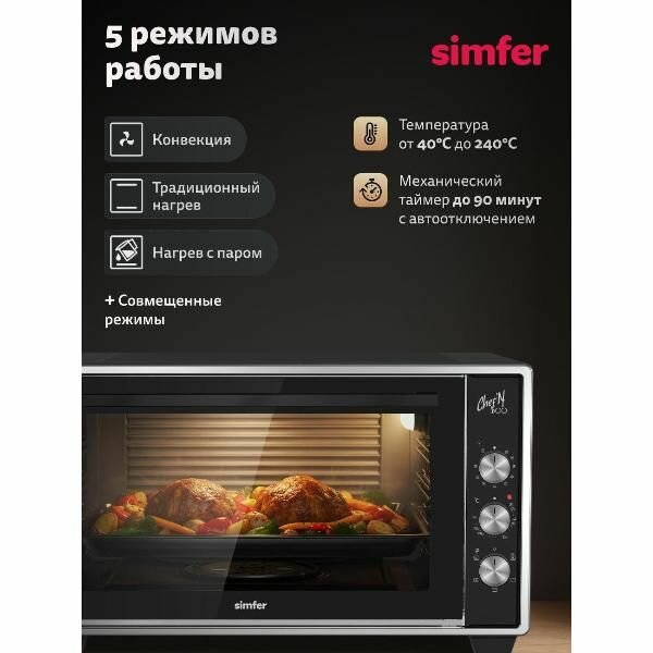 Мини печь Simfer M50B05 — фото 1