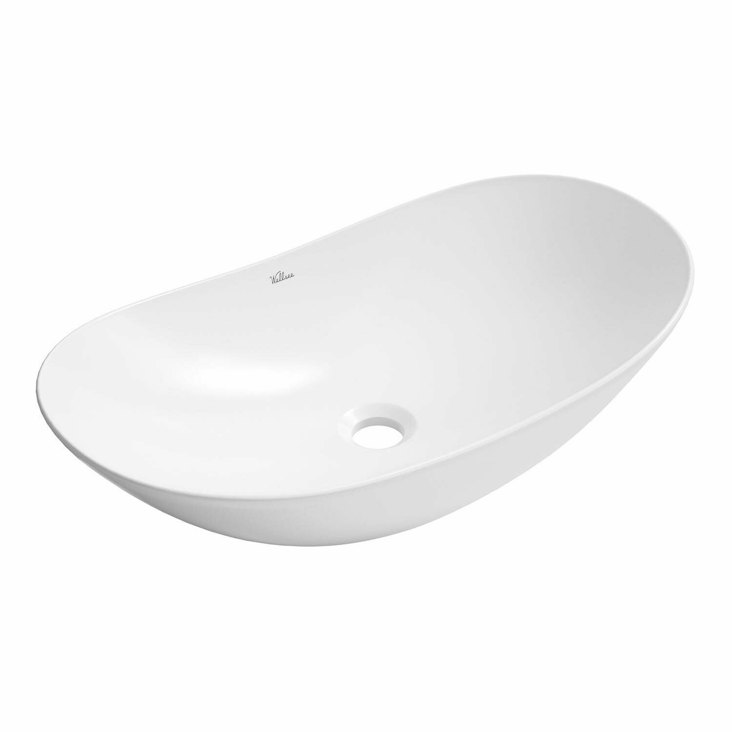 Раковина накладная Wellsee Carefree Dove 60 332903000 белая глянцевая, фарфор