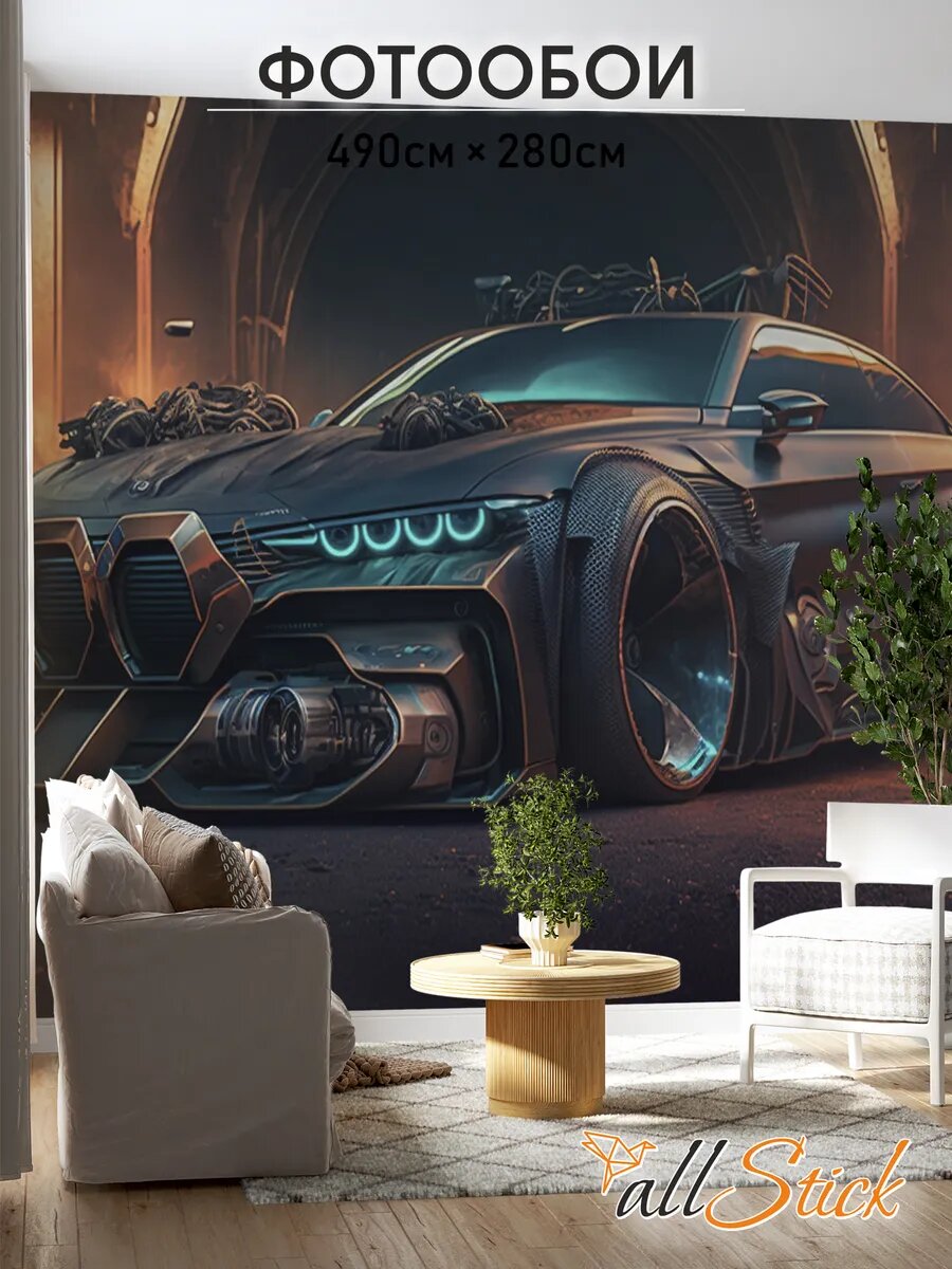 Фотообои на стену Футуристичный авто Арт: f_34_02005